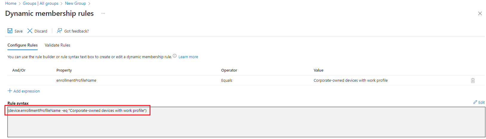 How to create Entra dynamic groups for Android Enterprise enrolments?